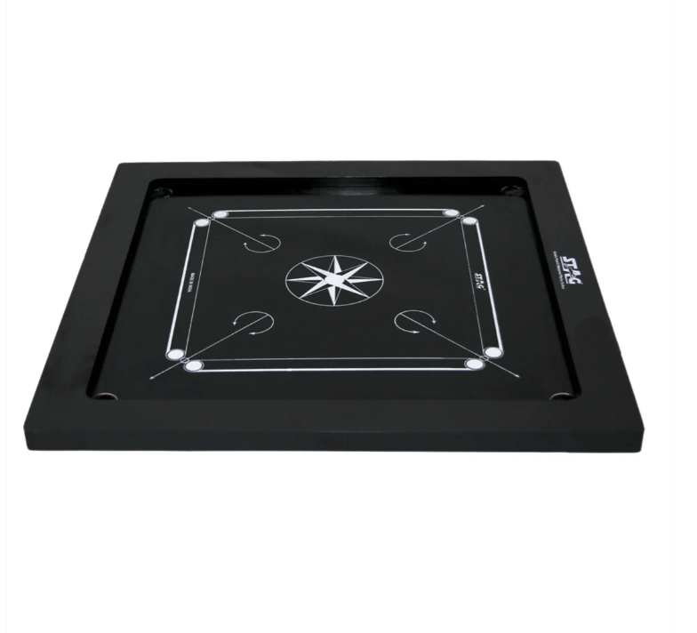 STAG Carrom Board-Black – Kidsomatic