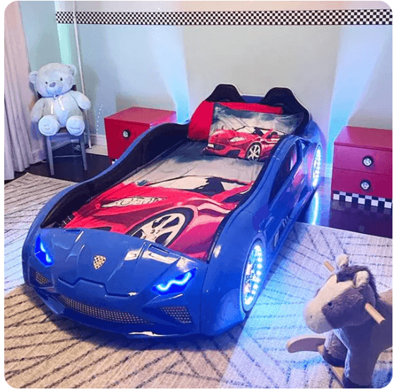 USCarbed Lambo RX Twin Race Car Bed – Kidsomatic