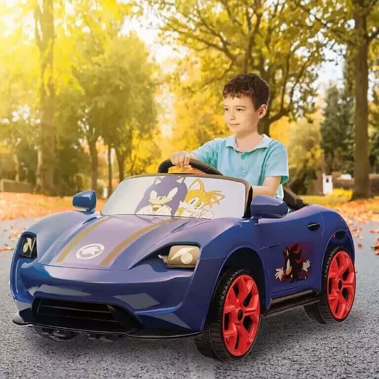 Magic Cars Sonic Hedgehog Convertible Ride-On Car – Kidsomatic